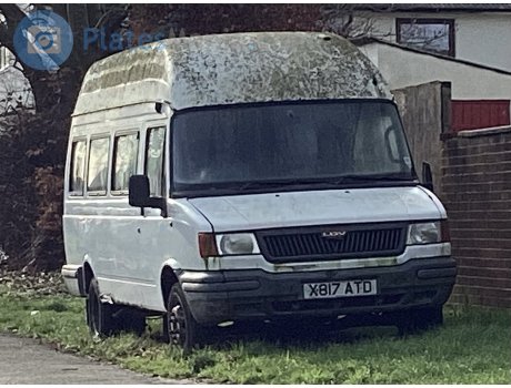 X817 ATD, LDV Convoy (Manchester) License plate of the United Kingdom