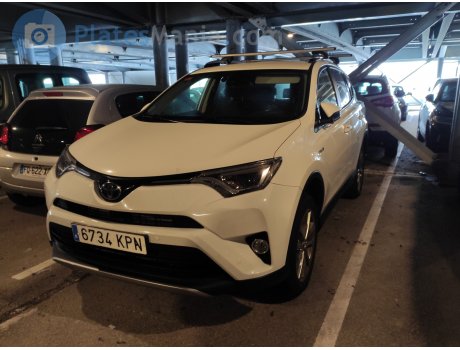 6734 KPN, Toyota RAV4 , License plates of Spain