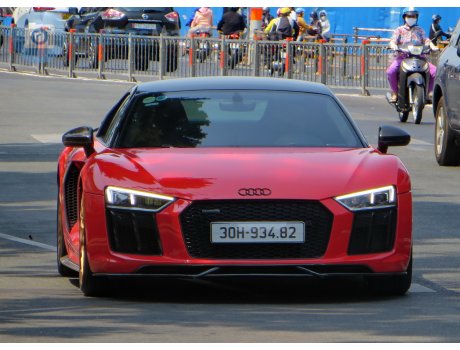 30H-934.82, Audi R8 (Hanoi Municipality) License plate of Vietnam