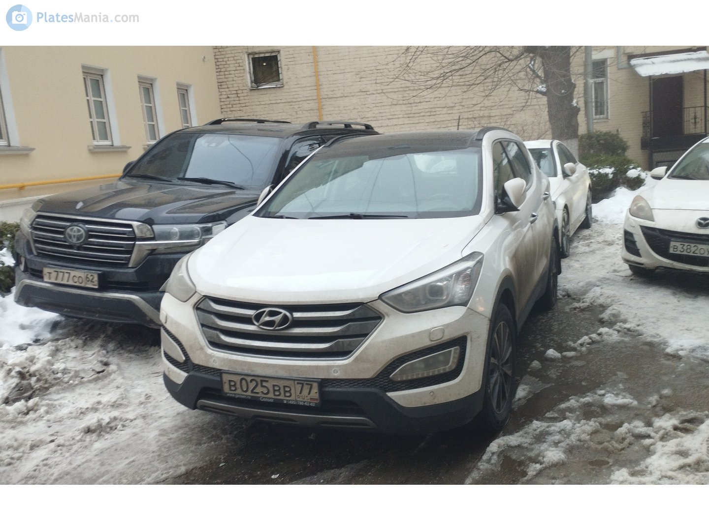 "в 025 вв 77" photos Hyundai Santa Fe. Russia
