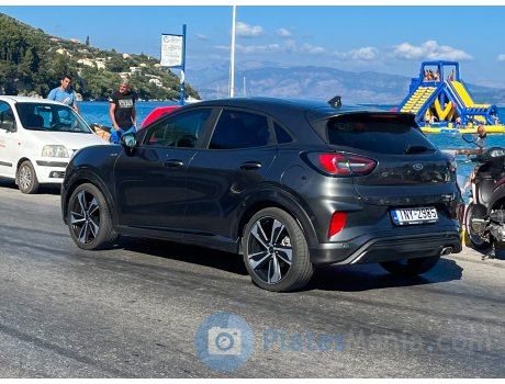 INY-2985, Ford Puma (Ioannina) License plate of Greece