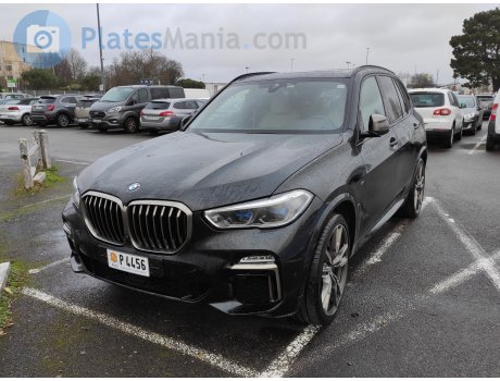 P 4456, BMW X5 , License plate of Andorra