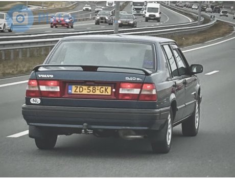 ZD-58-GK, Volvo 940 , License plate of the Netherlands
