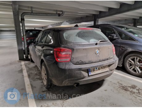 UE N 1003, BMW 1 Series (Uelzen District) German license plate