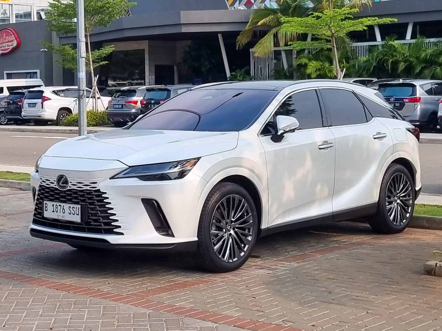 "B 1876 SSU" photos Lexus RX. Indonesia