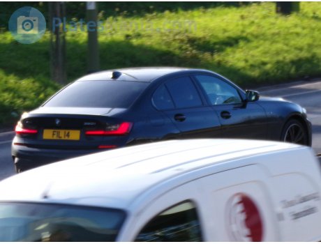 FIL 14, BMW 3 Series (Fermanagh) License plate of the United Kingdom