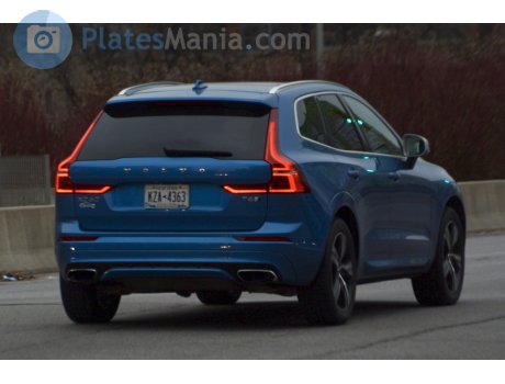 KZA-4363, Volvo XC60 (New York) License plate of the USA