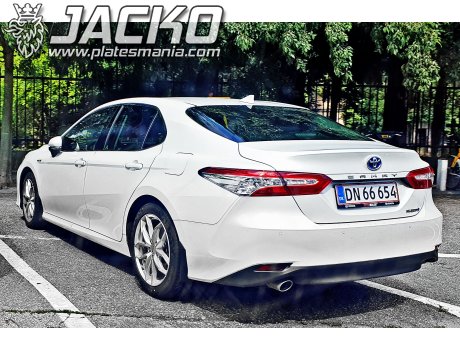 DN 66654, Toyota Camry , License plate of Denmark