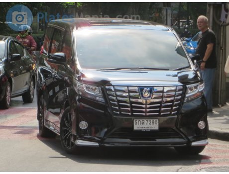 5กส 7390, Toyota Alphard (Bangkok) License plate of Thailand
