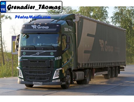 с622хо799, Volvo FH (Moscow City) License plate Russia