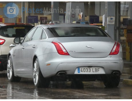 4033 LBF, Jaguar XJ , License plates of Spain