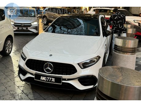 AMG 7774, Mercedes-Benz A-Klasse (Perak State) License plate of Malaysia