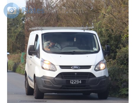 12294, Ford Transit Custom , License plate of Guernsey