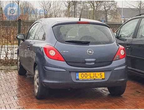 00-LJL-5, Opel Corsa , License plate of the Netherlands