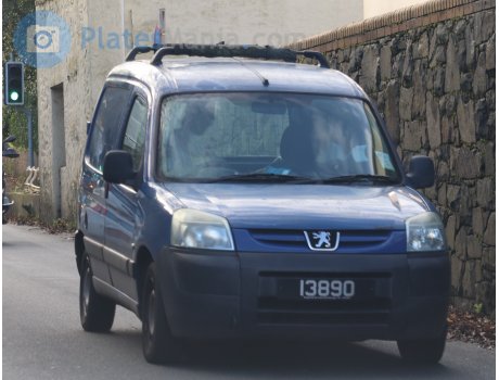 License plates of Guernsey