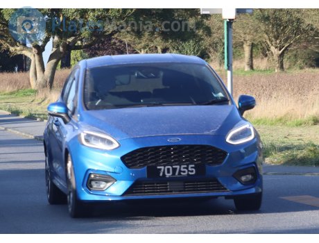 70755, Ford Fiesta , License plate of Guernsey