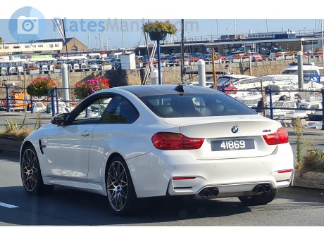 41869, BMW M4 , License plate of Guernsey