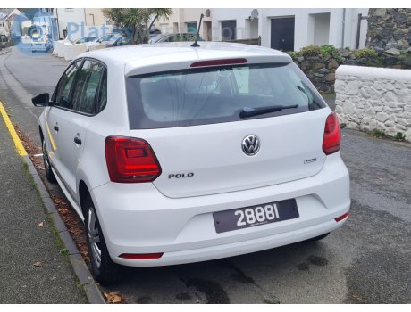 28881, Volkswagen Polo , License plate of Guernsey