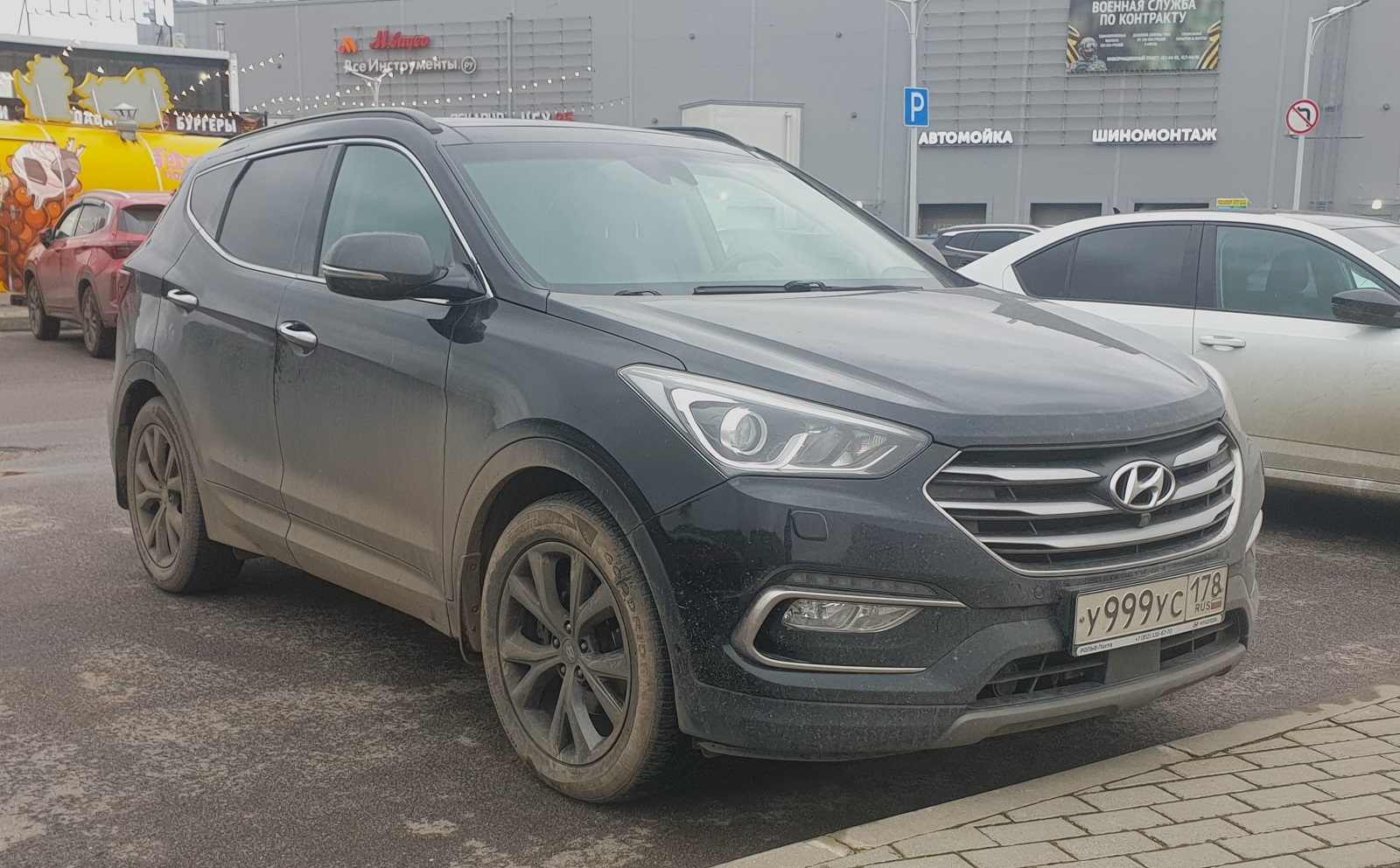 "у 999 ус 178" photos Hyundai Santa Fe. Russia