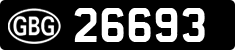 26693, MG ZS SUV , License plate of Guernsey