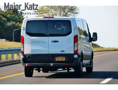 HYZ-4848, Ford Transit (New York) License plate of the USA