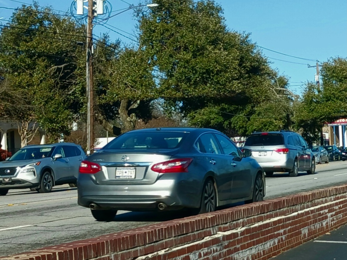 "TPB 797" photos Nissan Altima. USA