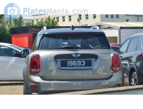 19693, MINI Countryman , License plate of Guernsey