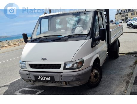 49394, Ford Transit , License plate of Guernsey