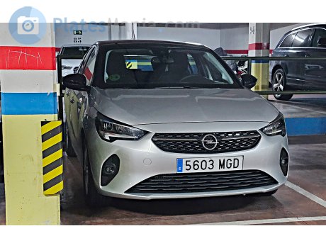 5603 MGD, Opel Corsa , License plates of Spain