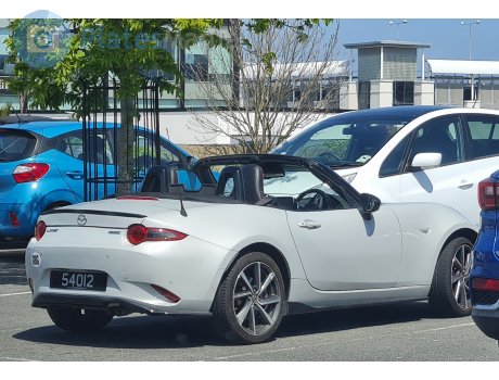 54012, Mazda MX-5/Miata , License plate of Guernsey