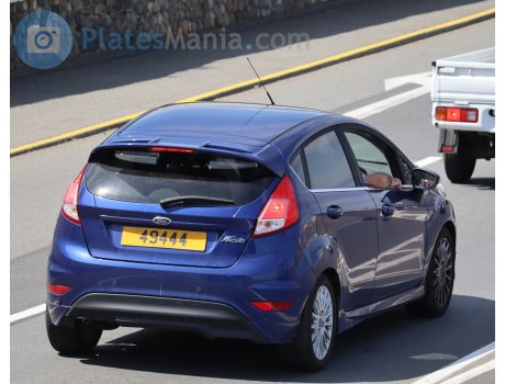 49444, Ford Fiesta , License plate of Guernsey