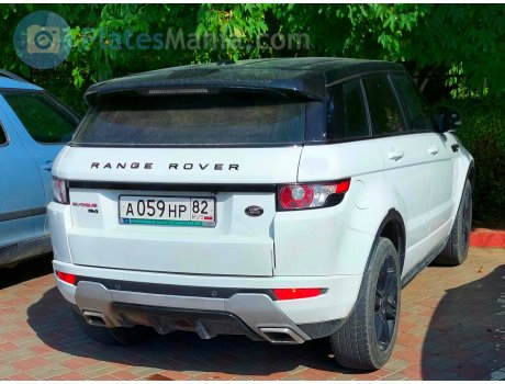 а059нр82, Land Rover Range Rover Evoque (Republic of Crimea) License ...
