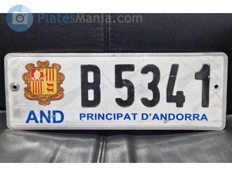 License plates of Andorra