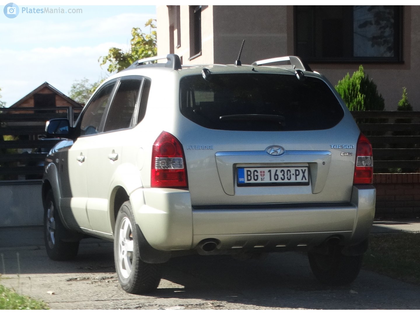 "BG 1630-PX" photos Hyundai Tucson. Serbia
