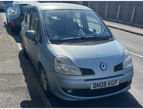 DN08 KGP, Renault Modus (Shrewsbury) License plate of the United Kingdom