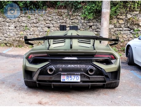 R570, Lamborghini Huracán , License plate of Monaco