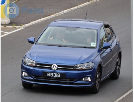 69318, Volkswagen Golf , License plate of Guernsey