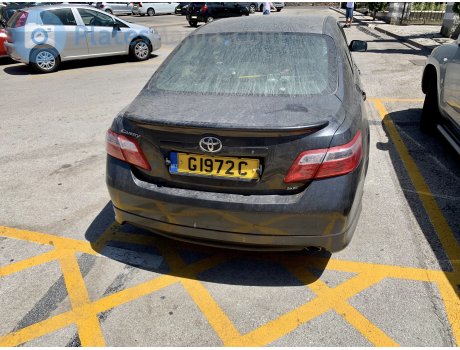 G 1972 C, Toyota Camry License plate of Gibraltar