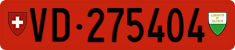 VD 275404, Citroёn C4 Picasso/SpaceTourer (Vaud) License plate of ...