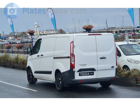 79004, Ford Transit Custom , License plate of Guernsey