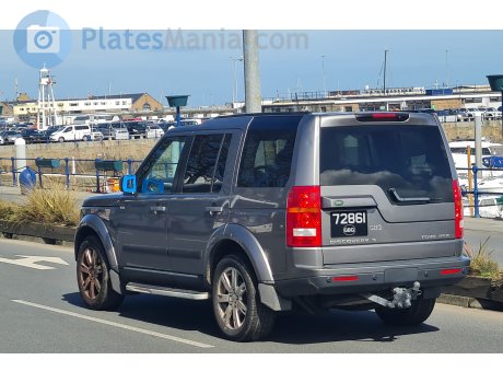 72861, Land Rover Discovery , License plate of Guernsey