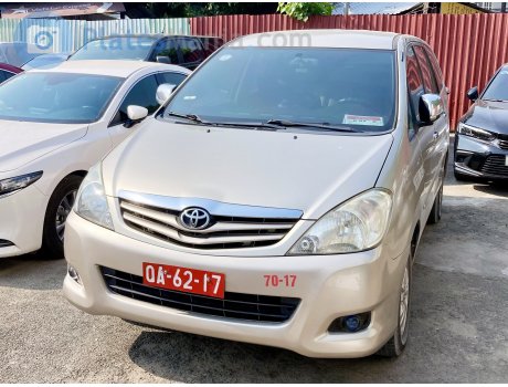 QA-62-17, Toyota Innova (Military) License plate of Vietnam