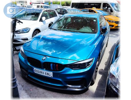 ‎٥١٥٣٩٣‎, BMW M4 (Erbil Governorate) License plate of Iraq