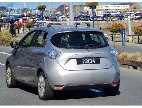72134, Renault Zoe , License plate of Guernsey