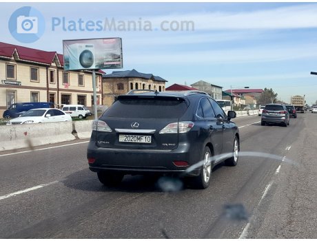 License plates of Tajikistan