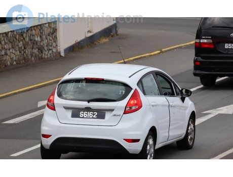 66162, Ford Fiesta , License plate of Guernsey