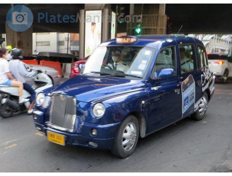 1ทท 323, London Taxi Company TX4 (Bangkok) License plate of Thailand