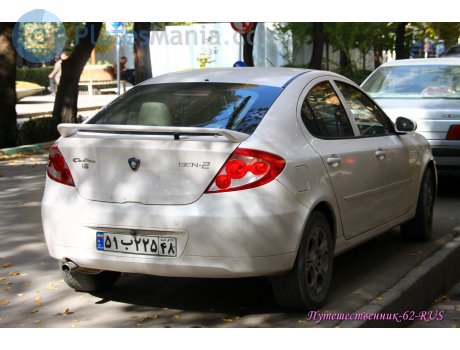 ۵۱‎ب‎۲۲۵ ۴۸, Proton Gen-2 (Bushehr Province) License plate of Iran