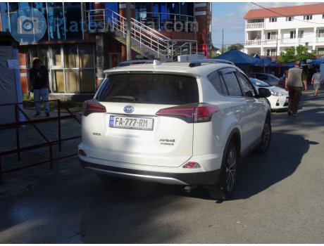 FA-777-RM, Toyota RAV4 , License plate of Georgia