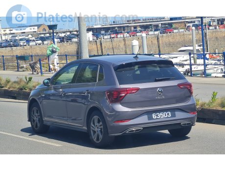 63503, Volkswagen Polo , License plate of Guernsey